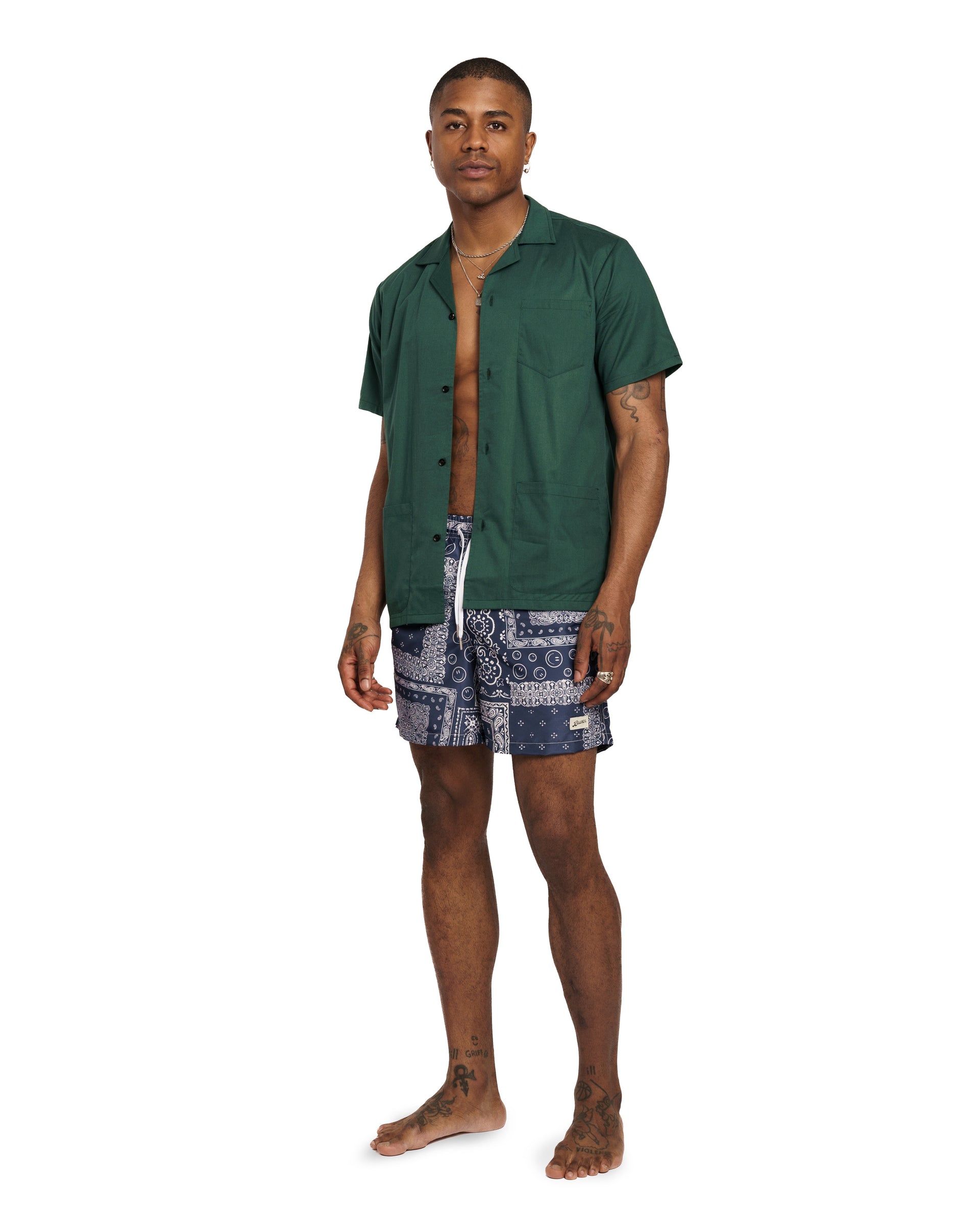 Patterned Swim Trunks – Bather.com
