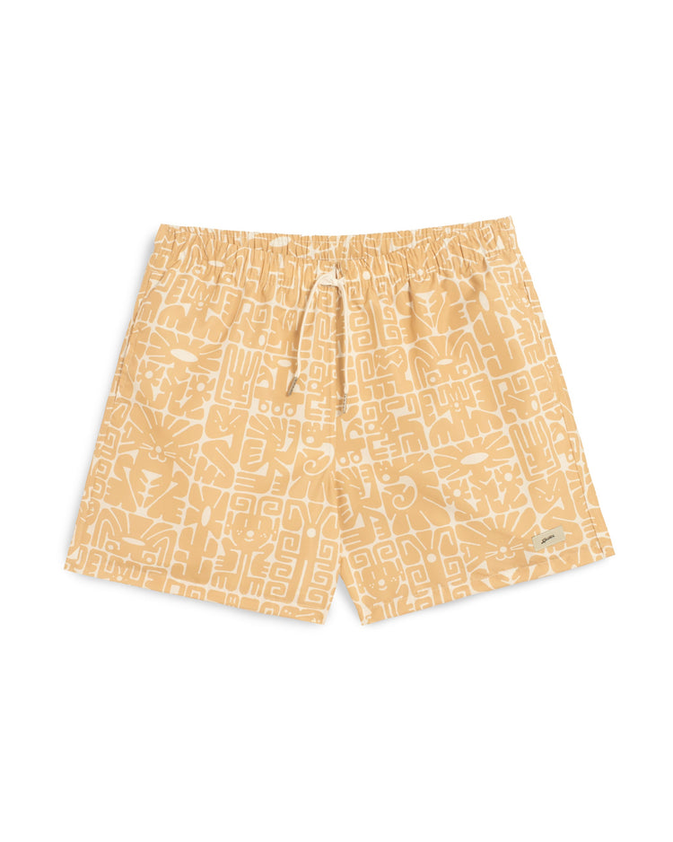 Bather | Sand Wild Glyph Swim Trunk | Quality Surf & Swimwear